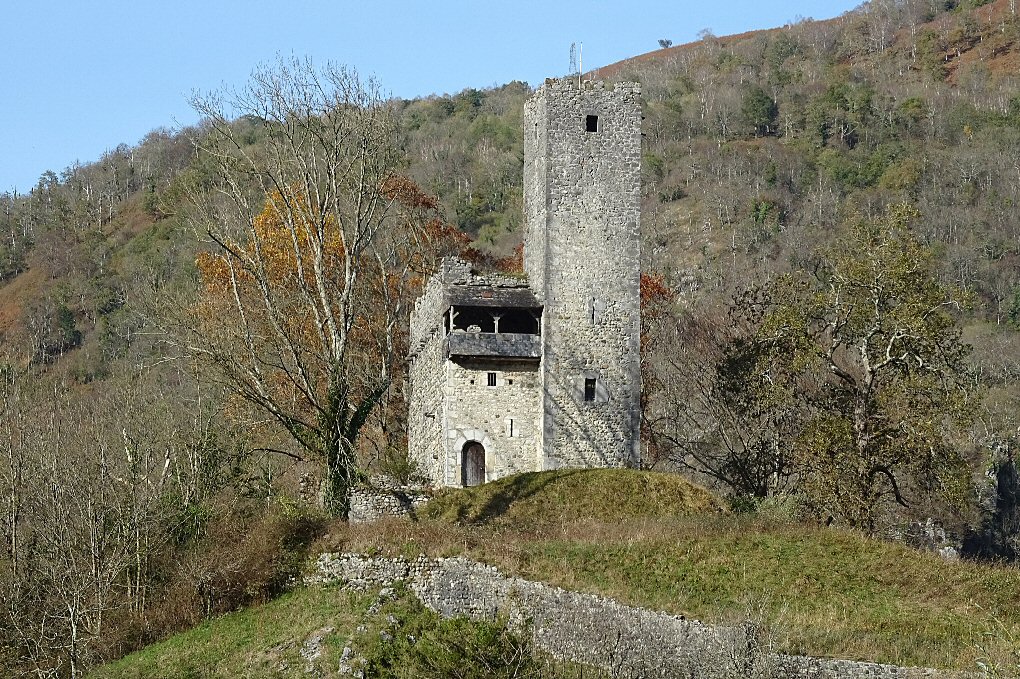 chateau de Castet dit tour d'Abadie, visite des extérieurs